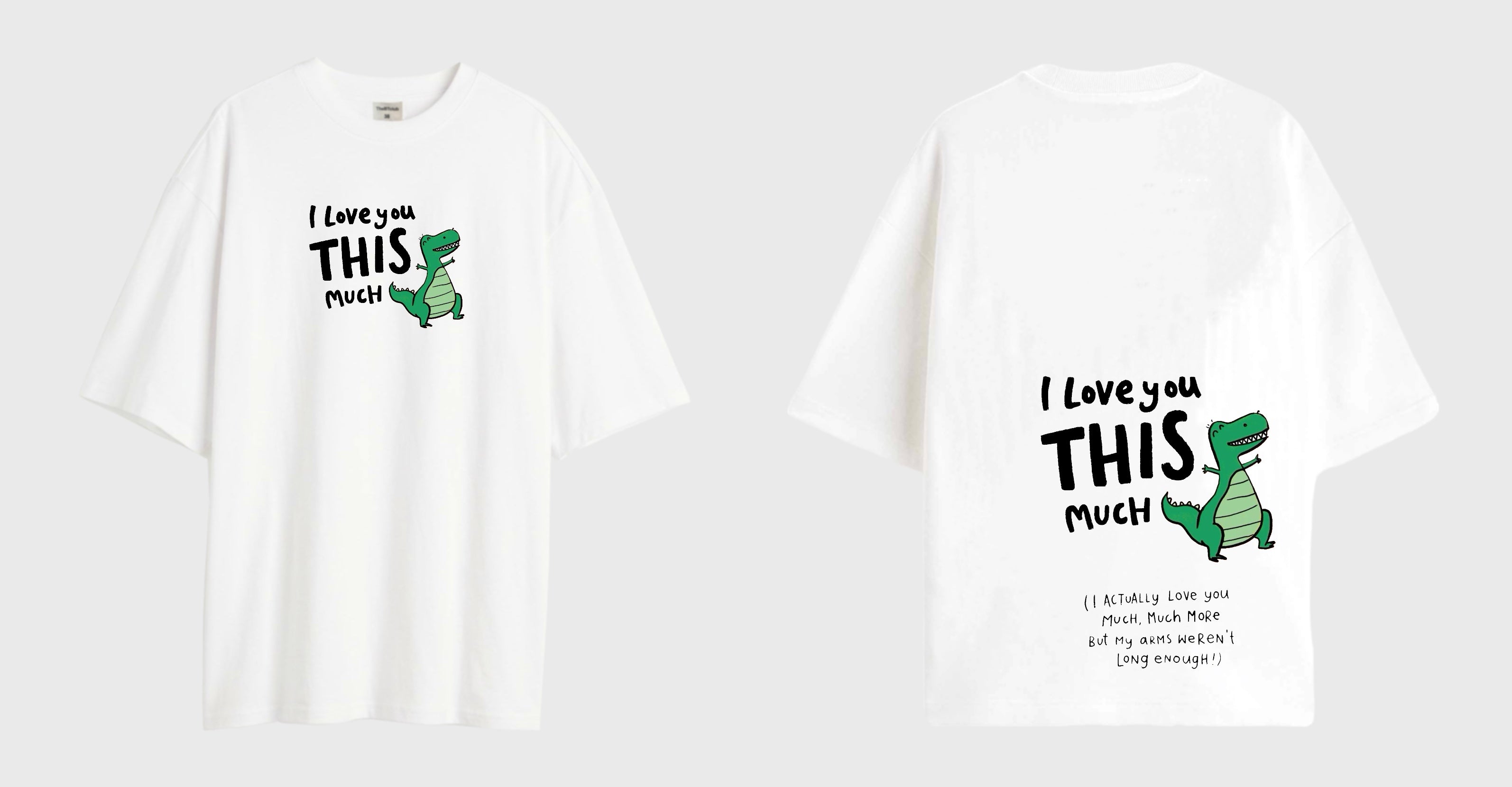 Tiny Arms - Oversized T-shirt – TheBTclub