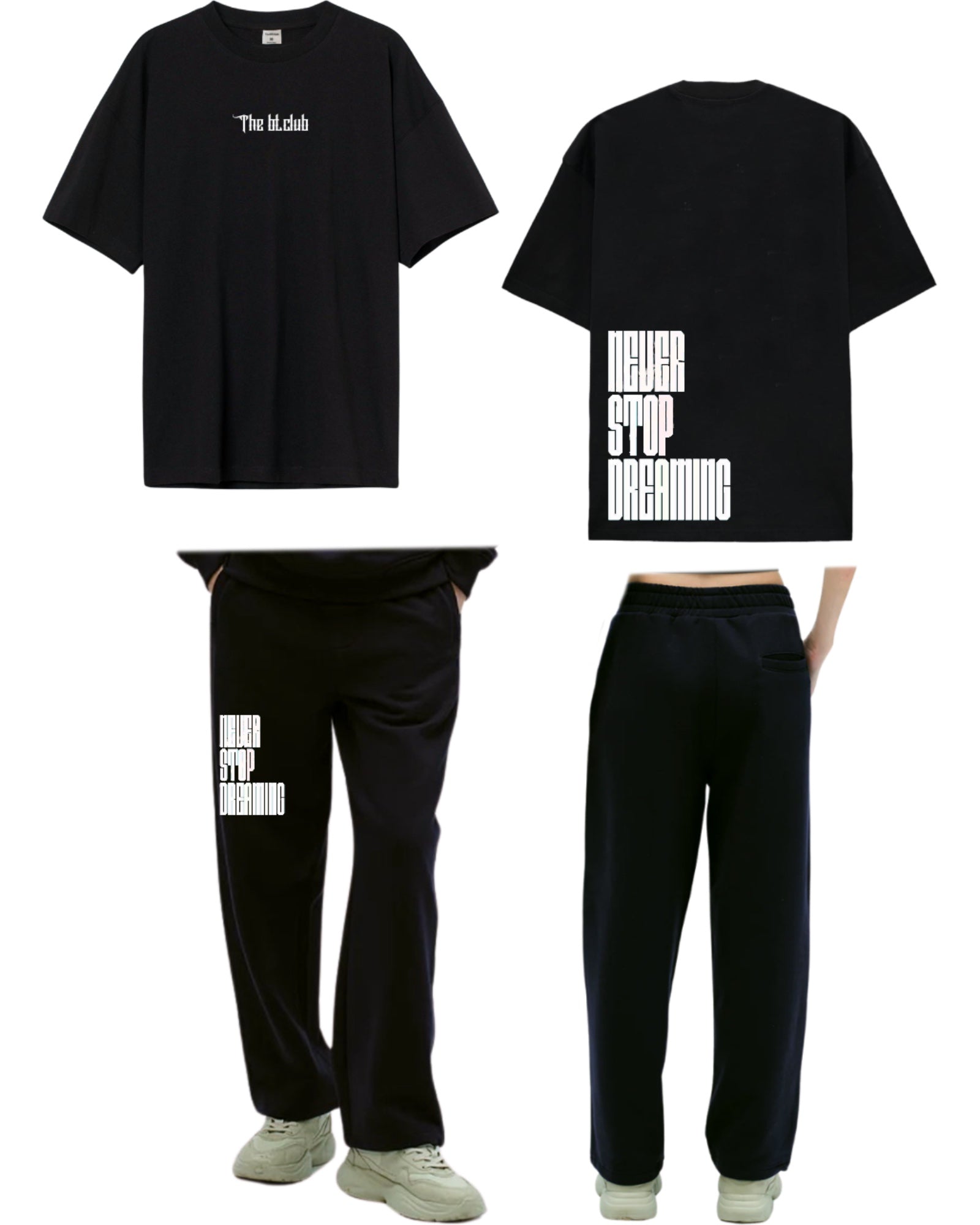 Never Stop Dreaming - Straight Fit Co-ord Set – TheBTclub