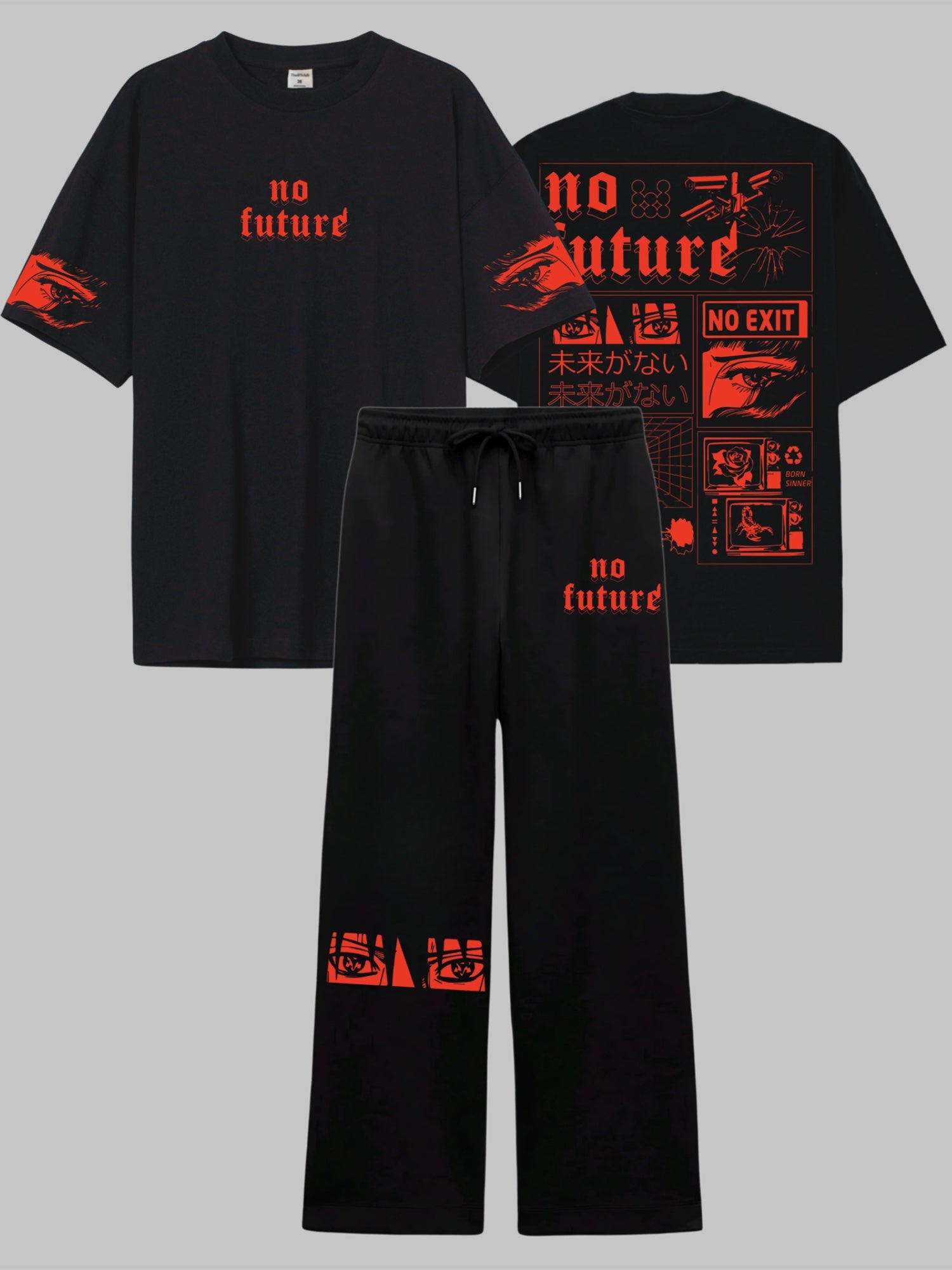 No Future - Straight Fit Co-ord Set – TheBTclub
