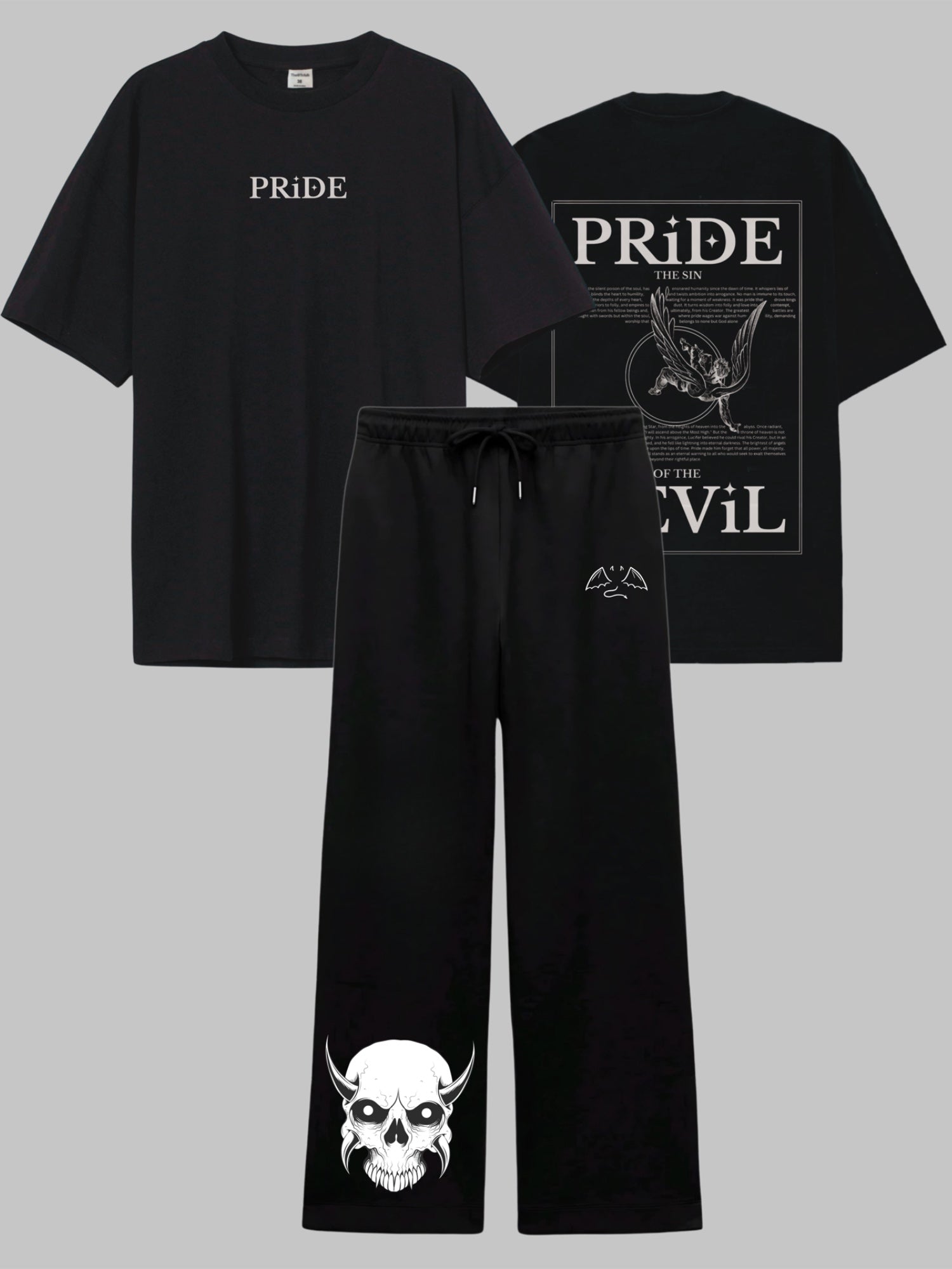 Sin of the Devil - Straight Fit Co-ord Set – TheBTclub